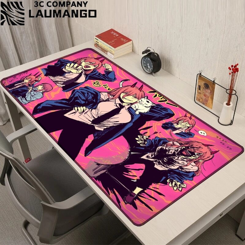 Mouse Pad Power Mini Computer Cartoon Gamer Gaming Desk Accessories ...