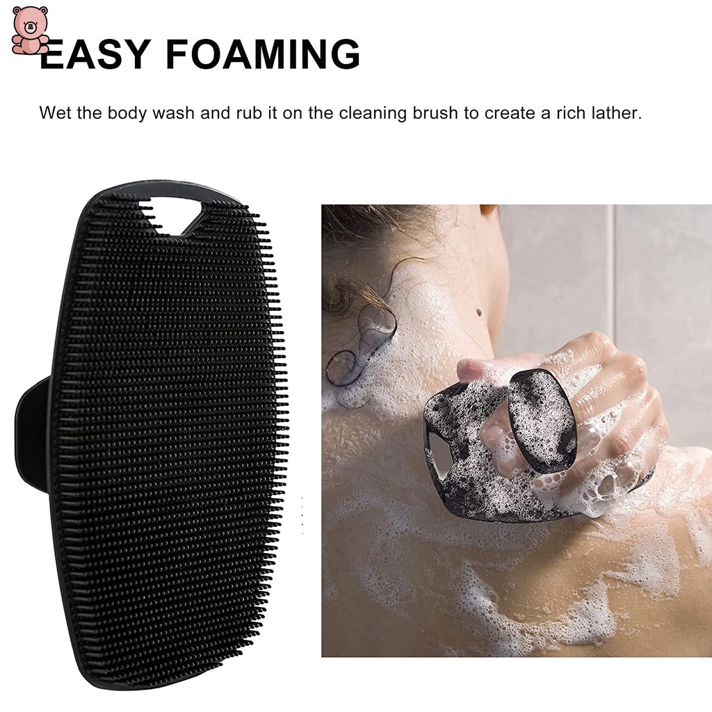 Soft Silicone Body Scrubber for Men,Premium Silicone Scrubber for ...