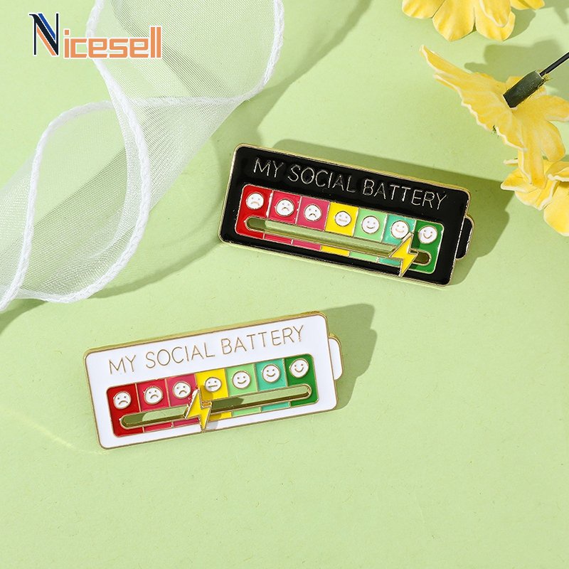 Mood Brooch Mood Enamel Brooch Creative Gift Funny Interactive Badges ...