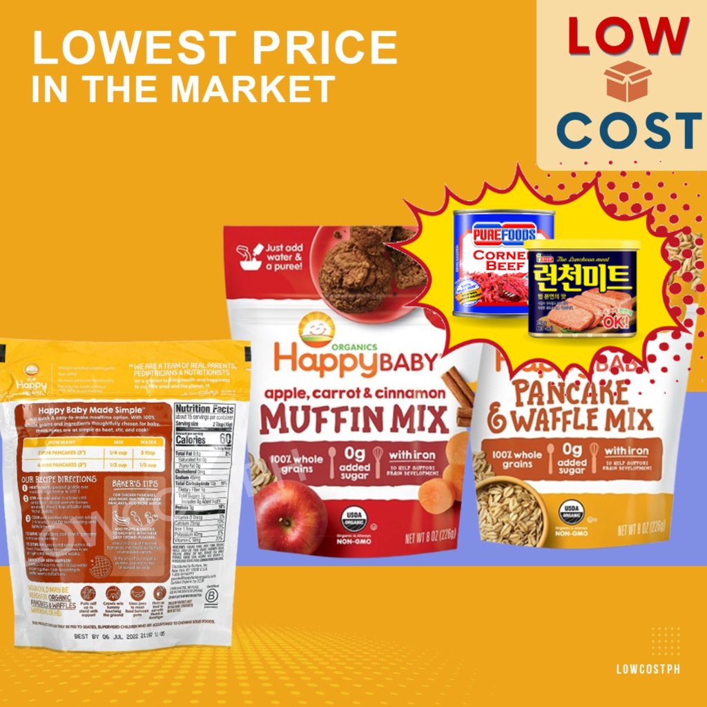 Low Cost PH | Happy Family, Pancake & Waffle Mix, 8 oz (226 g) With ...