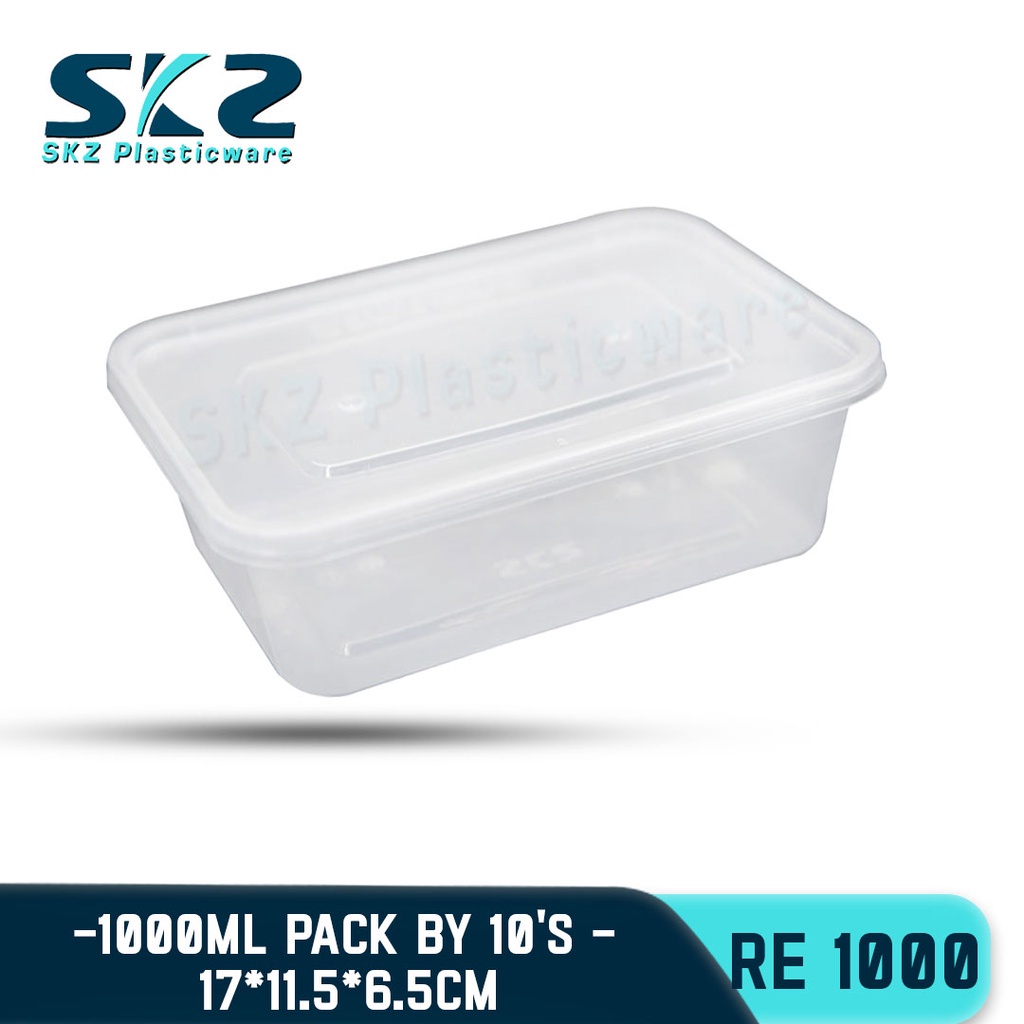 SKZ CLEAR CONTAINER RECTANGULAR SERIES RE1000 ENVIRONMENTAL FRIENDLY ...