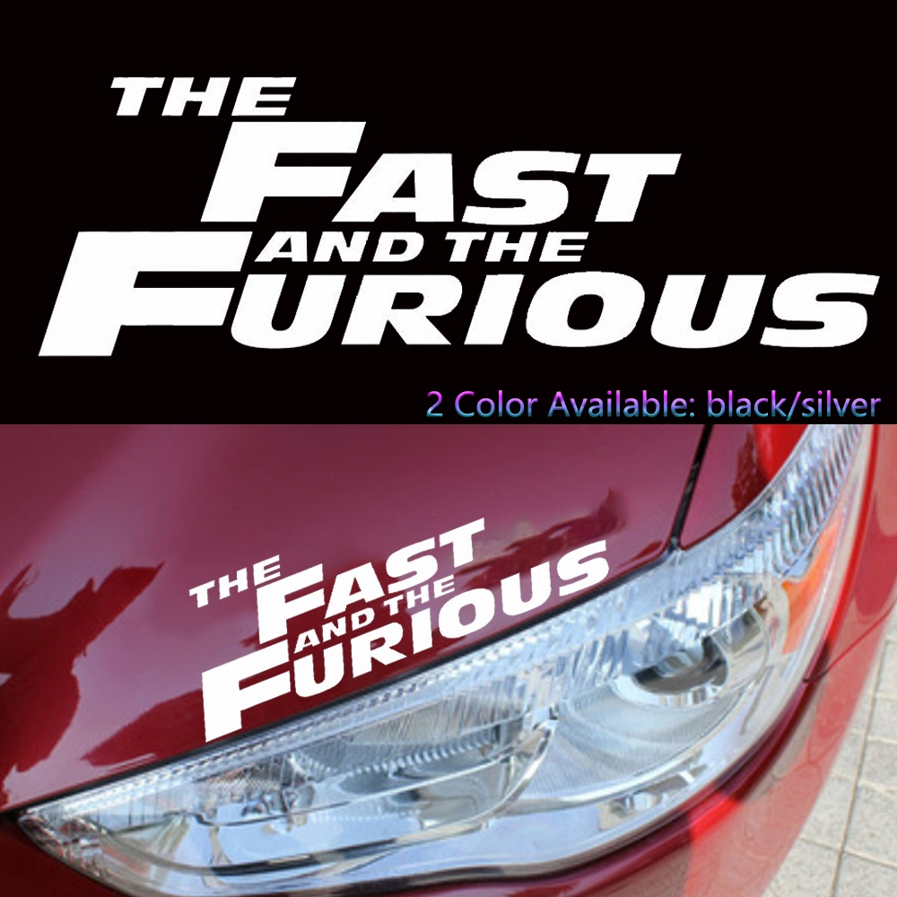 The Fast And The Furious Car Sticker Waterproof Exterior Decoration ...