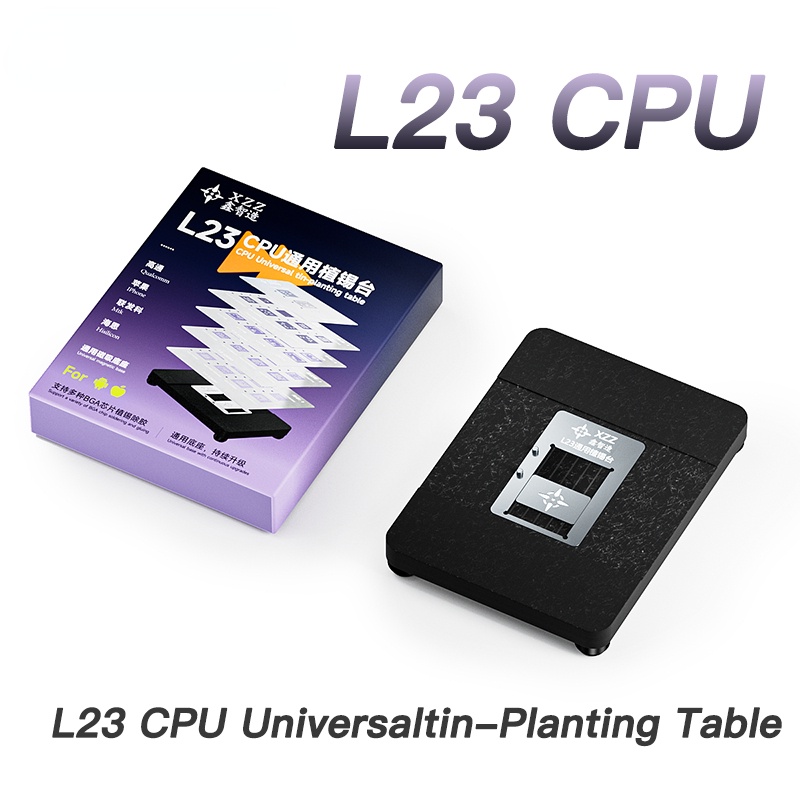 XZZ L23 Magnetic CPU BGA Reballing Stencil Kit Platform For iPhone A8 ...
