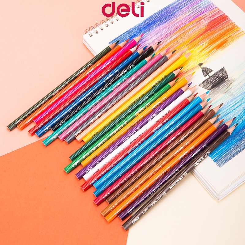Deli 36/24/12 colors Drawing Painting Color Pencil Colored Pencil ...