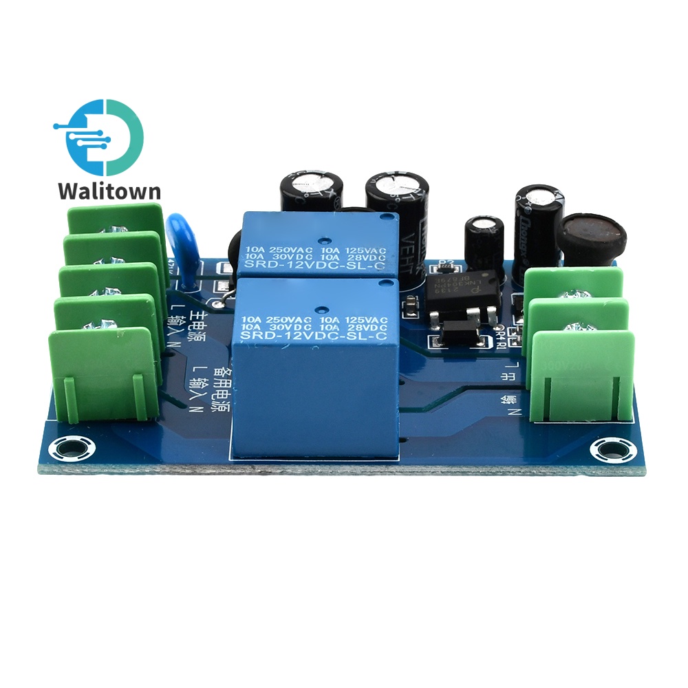 Auto Emergency Power Switch AC 85-240V 10A Automatic Switch Module AC ...