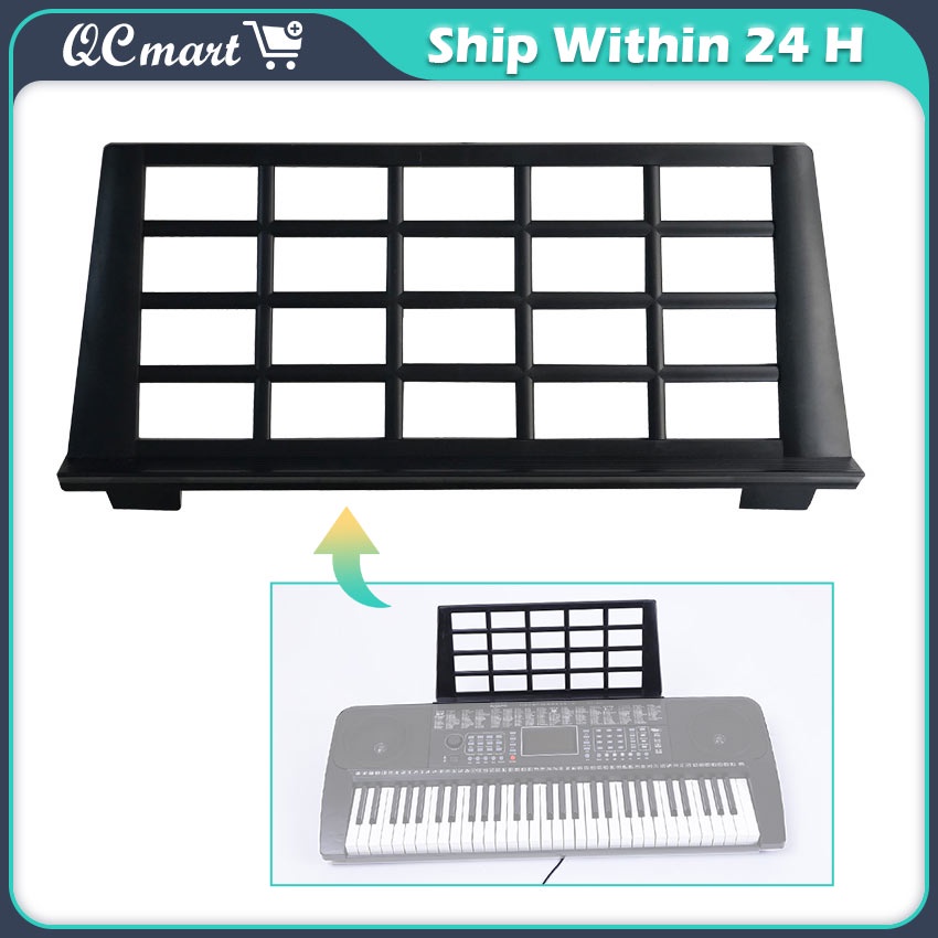 Electronic Piano Music Stand Keyboard Sheet Premium Compact With ...