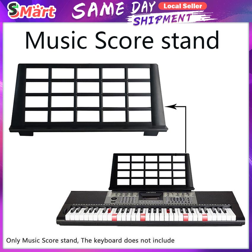 Electric Piano Music Score Stand Keyboard Music Holder Adjustable ...