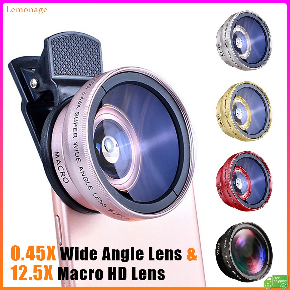 HP Camera Lens 0.5Xhp With Clip For Mobile Phone 2 In 1 Lens Super 0 ...