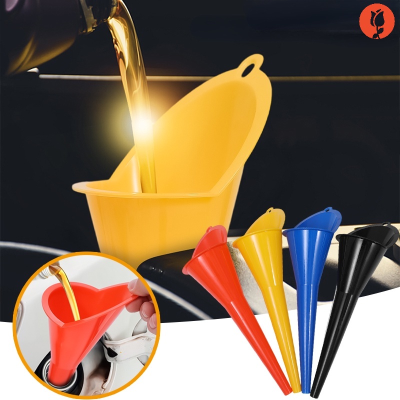 Creative Plastic Long Pole Motorcycle Anti-splash Funnel/ Universal 4 ...