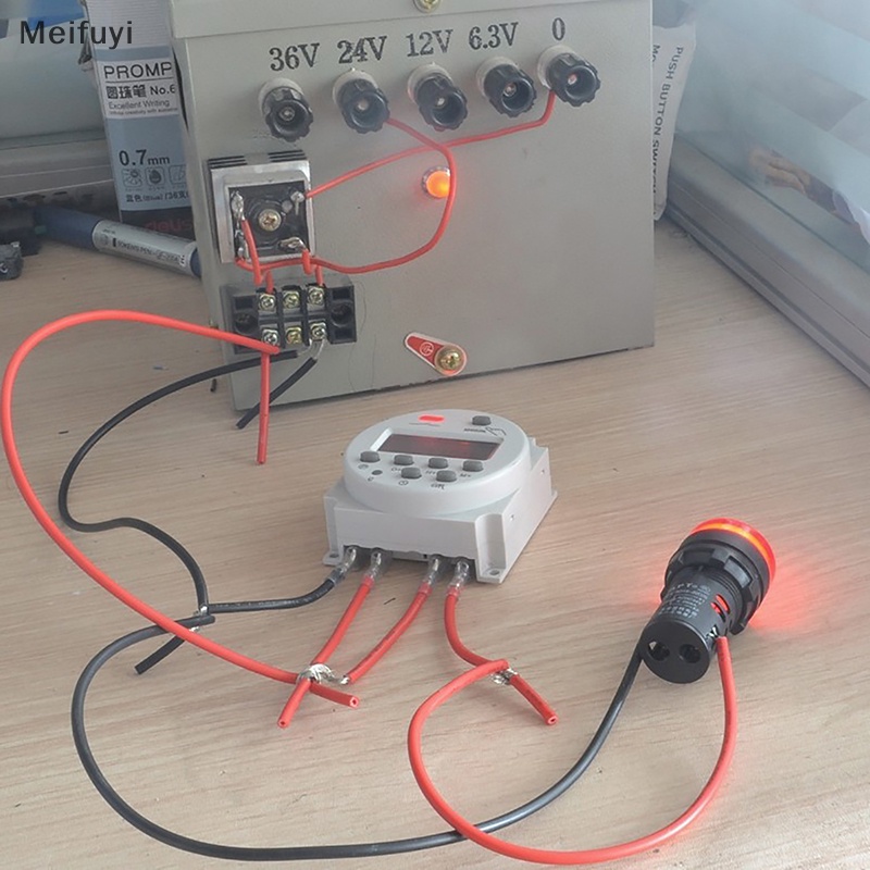 [meifuyi] 1pc 12v 24v 110v 220v Cn101a Digital Lcd Power Timer