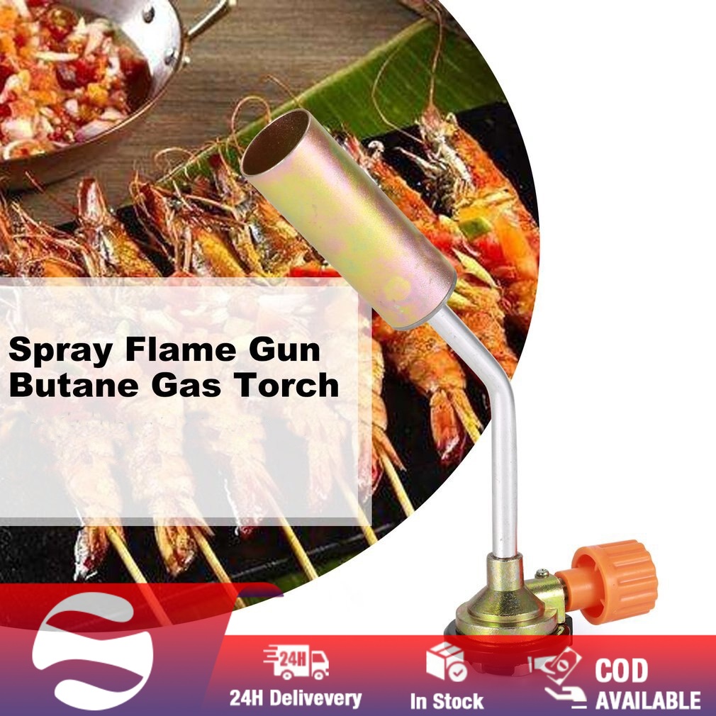 Butane Torch Head Adjustable Flame Torch Gun Butane Gas Gun Head Blow ...
