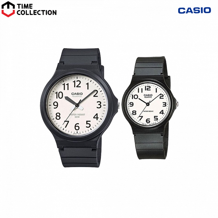 Casio Couple Watch COUPLE-MQ24-MW240-7B Analog Rubber Strap Watch ...