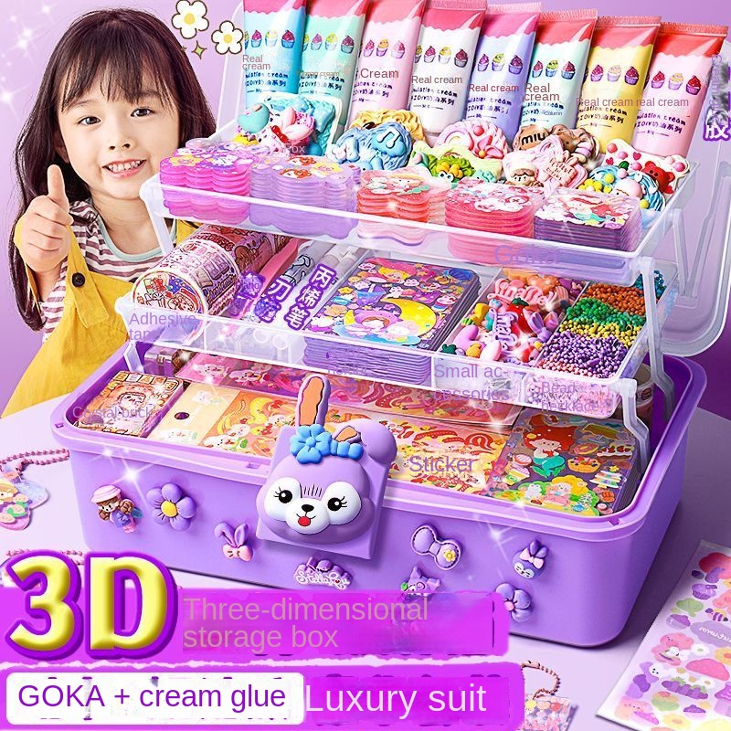 [IN STOCK] Acrylic sticker goo card Diy sticker cream glue goo card ...