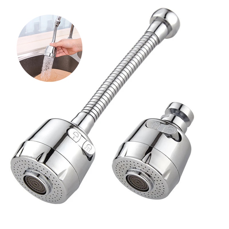 360 Degree Swivel Kitchen Faucet/Flexible Adjustable Faucet Sprayer ...