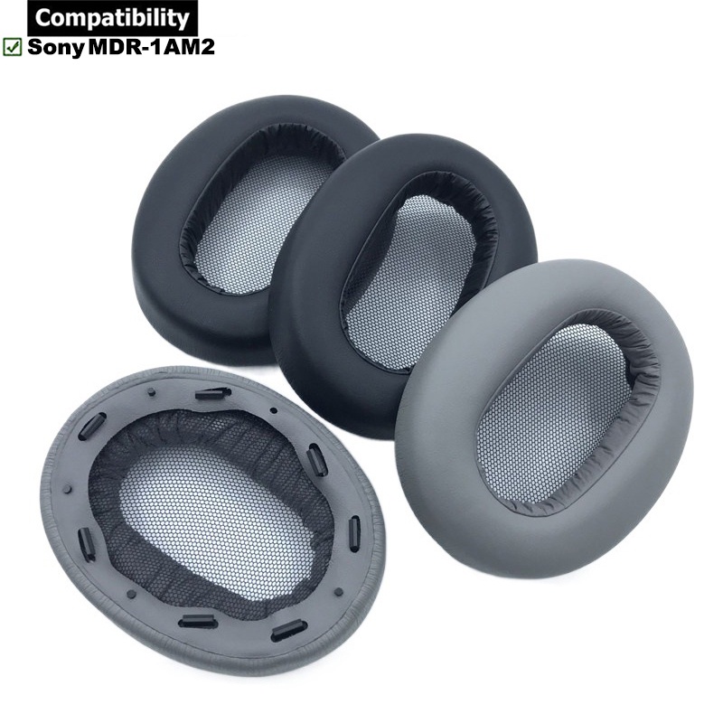 1 Pair Earpads for Sony MDR-1AM2 Headphone Ear Pads Cushion Sponge ...