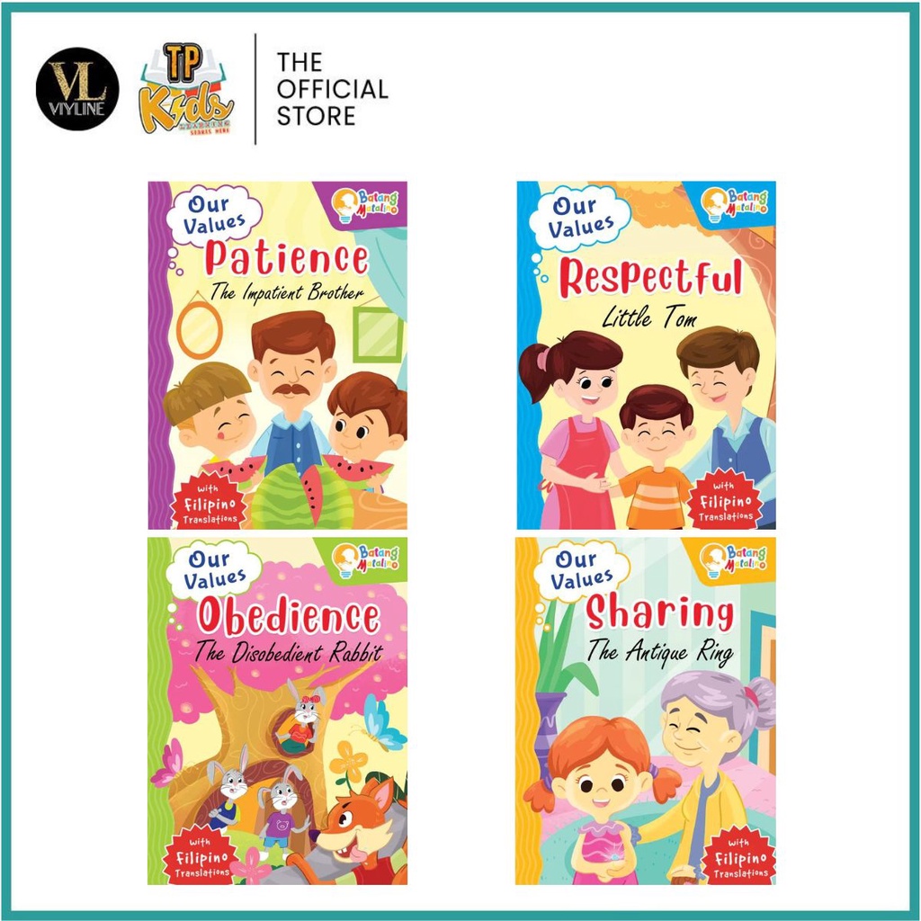 Batang Matalino Our Values (with Filipino Translation) by Learning is ...