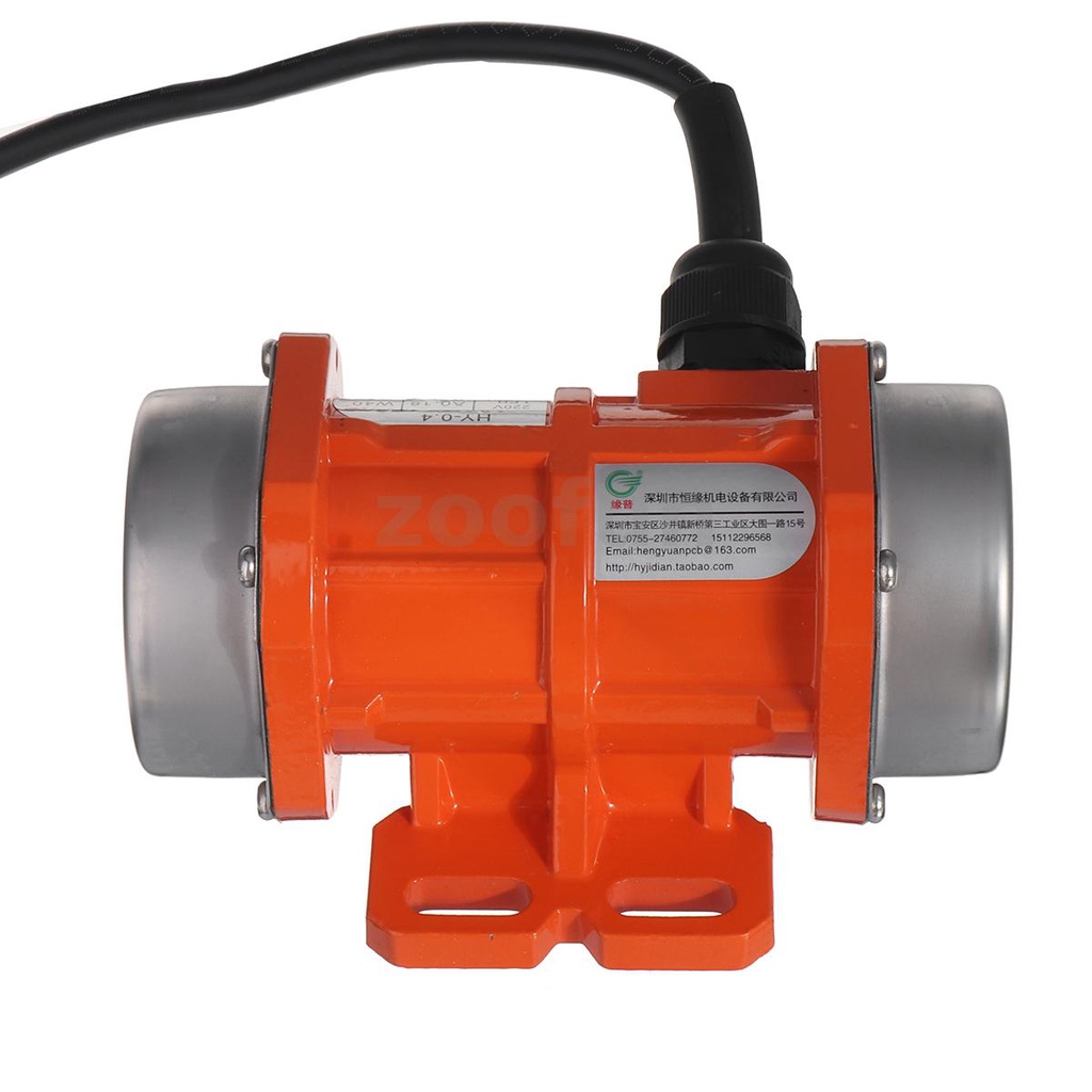 Zoofun 20/40/60W Concrete Vibration Motor 220V 3000rpm Single Phase ...