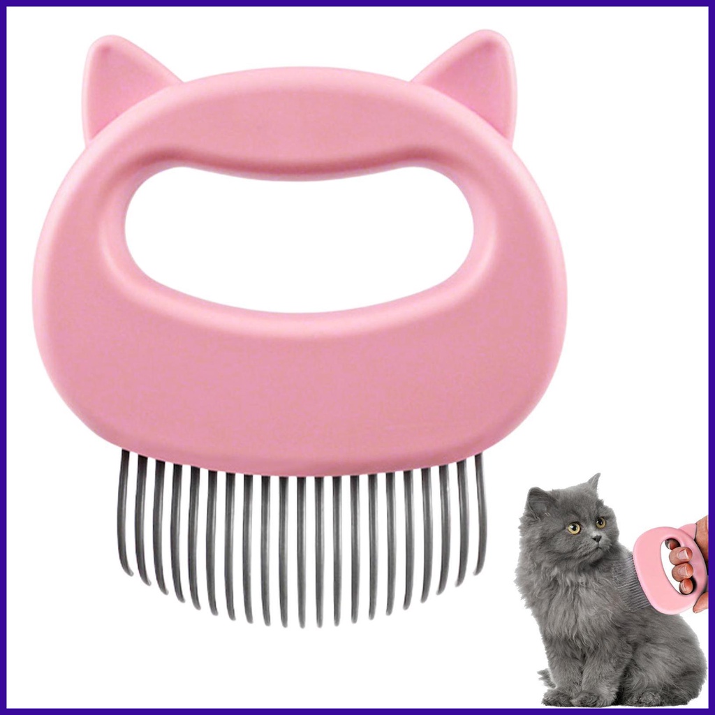 Pet Brush Cute Cartoon Shape Handle Cat Tear Stain Brush Dog Grooming ...