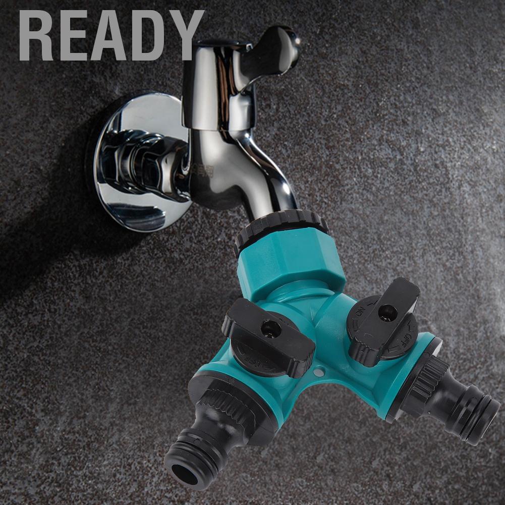 Ready Y Shunt Adapter Connector Garden Hose Faucet Switch On / Off ...