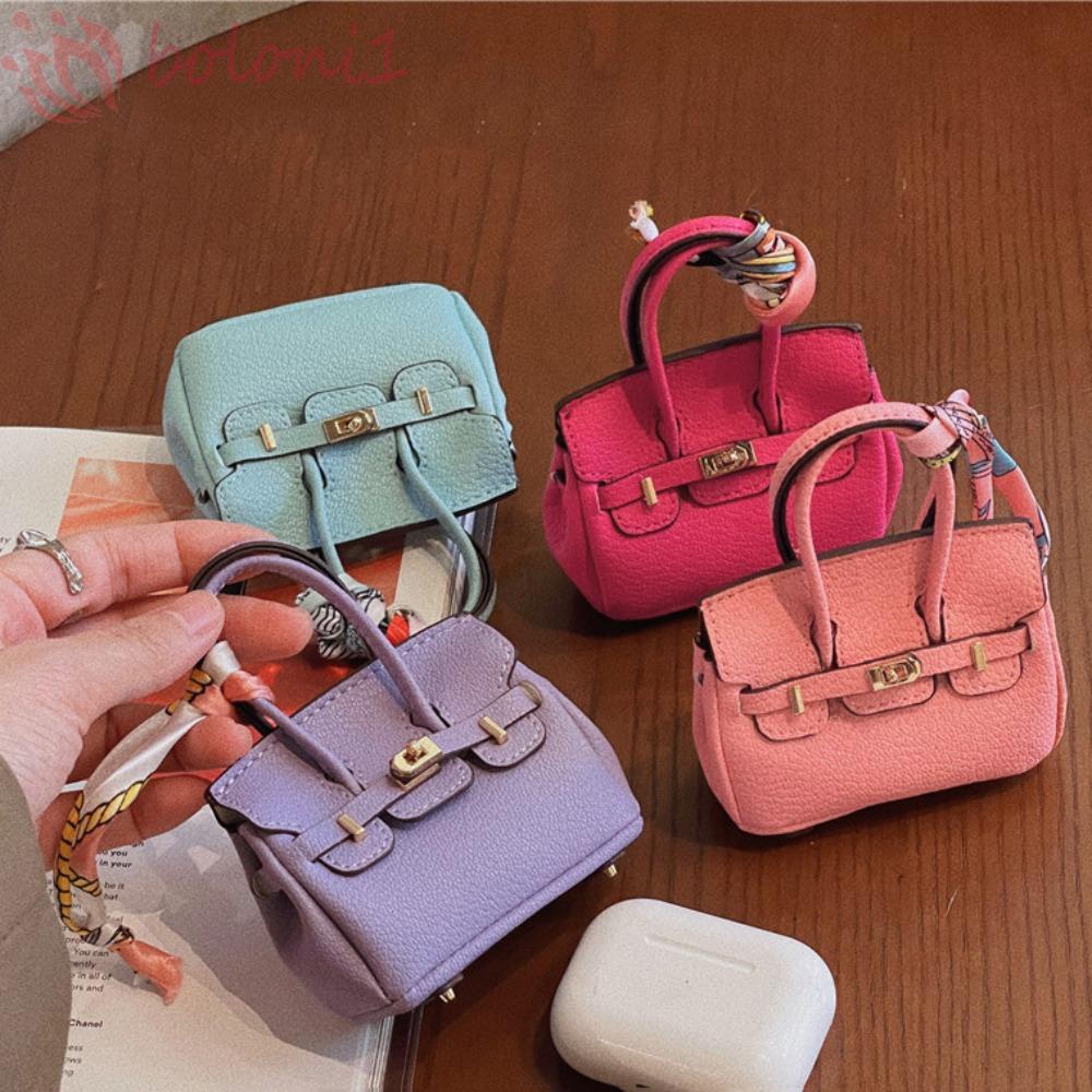 [COD] Mini Birkin Bag Pendant, Mini Earphone Bag, Earphone Case 12 ...
