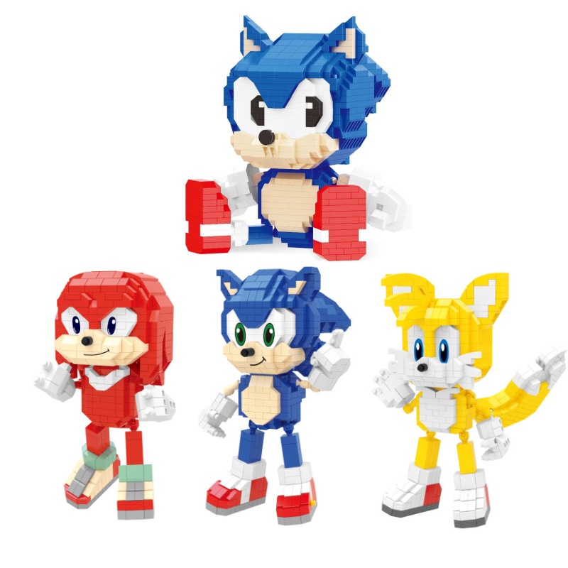 Mini Blcoks Cartoon Building Bricks Sonic Figure Collection The ...