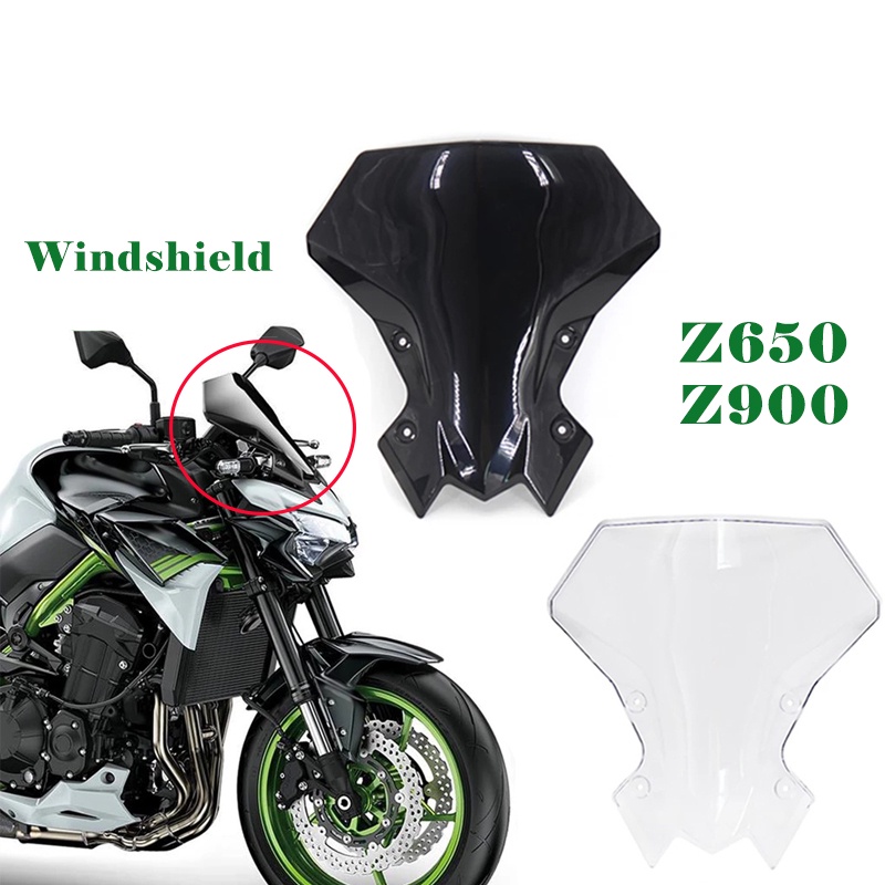 REYGEAKT For Kawasaki Z900 Z650 Z 650 900 Moto Accessories Windshield ...