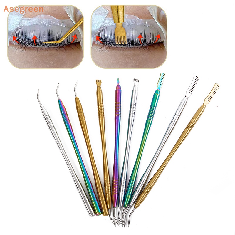 Asegreen Eyelash Perm Lifg Tools Metal Clean Up Rods Beauty Makeup ...