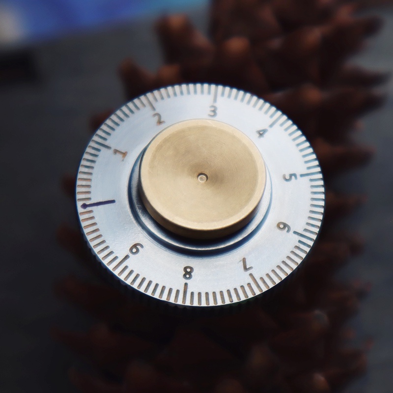 Desk Antistress Fidget Spinner Toys Adult Scale Dial Metal Hand Spinner ...