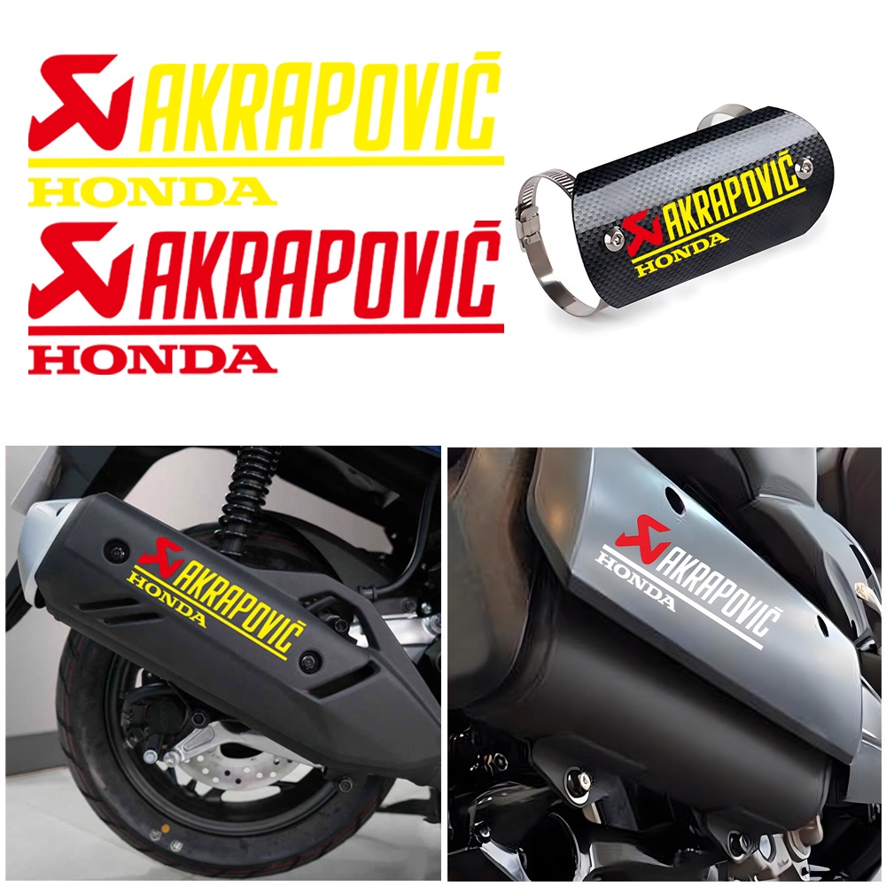 AKRAPOVIC Logo Emblem Reflective Sticker Motorcycle Scooter Motor Bike ...