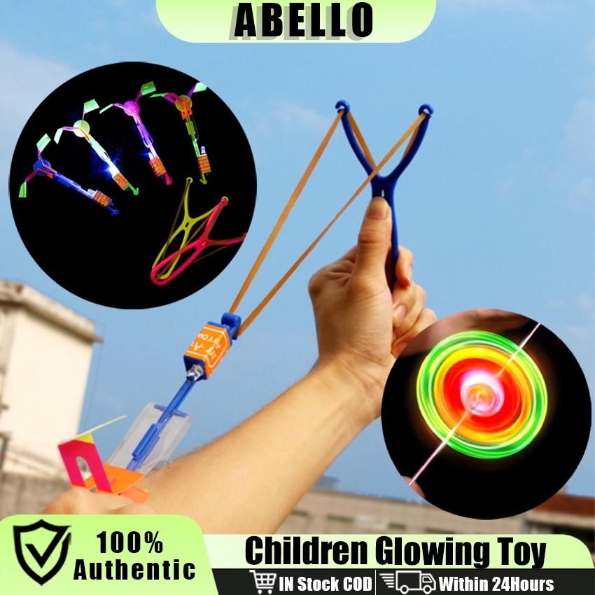 Interesting Flash LED Amazing Pull Line Led Flywheel Toy Arrow Flying ...