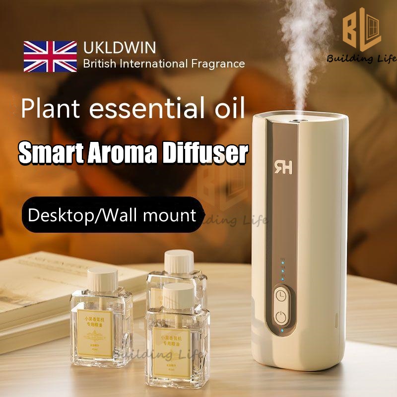 Home Automatic Aroma Diffuser Digital Display Fragrance Machine Essential Oil Dispenser ...