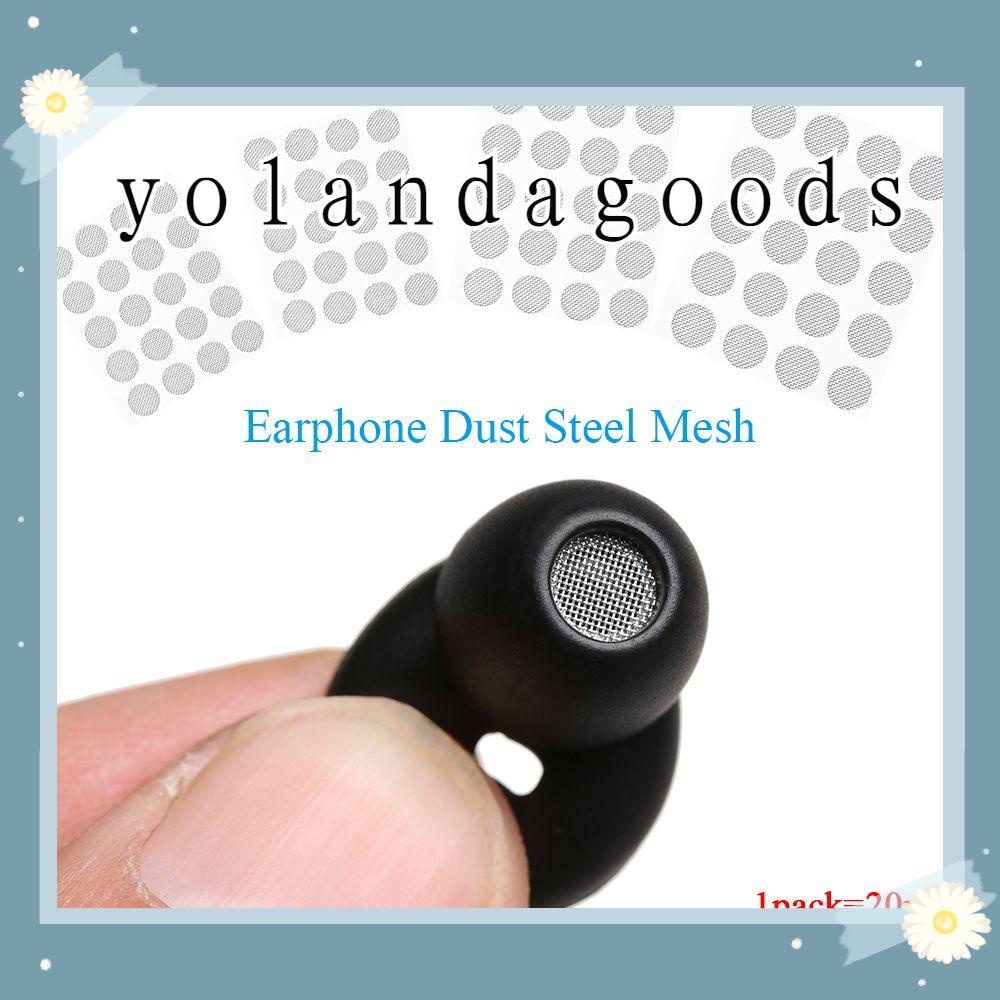 YOLA 20pcs/set 4mm 4.2mm 4.7mm 5mm New Dust Network Earphone ...