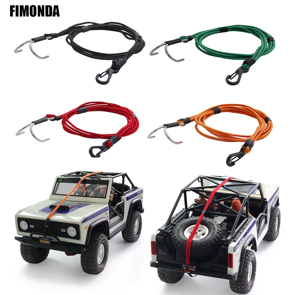 1/10 RC Crawler Kinetic Winch Strap Escape Rope Rescue Trailer Hook for ...
