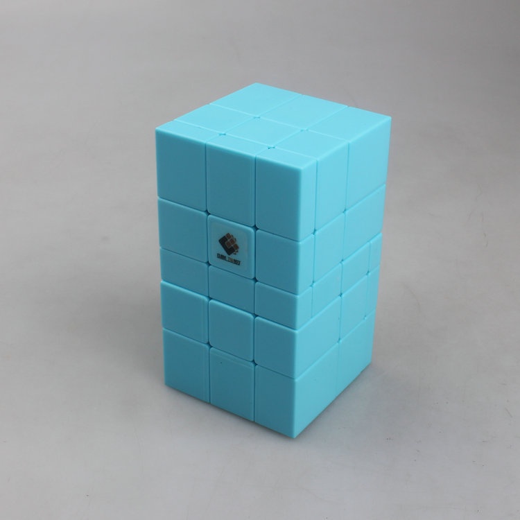 Ladder Color Layered No. 2 Mirror Magic Cube Light Blue Stickerless ...