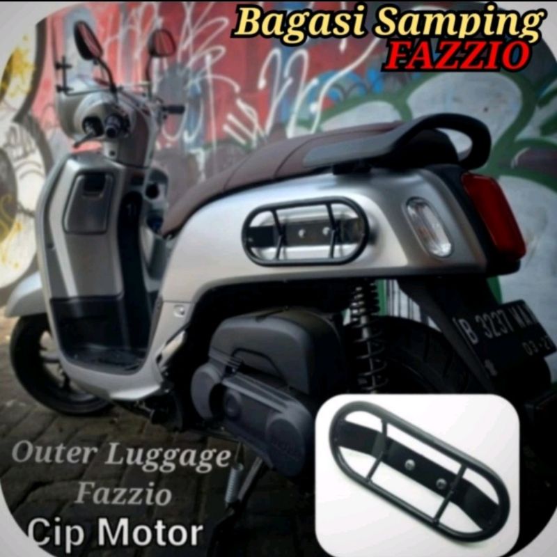 Outer Luggage FAZZIO 2022 2023 FAZZIO Side Luggage Bracket | Shopee ...