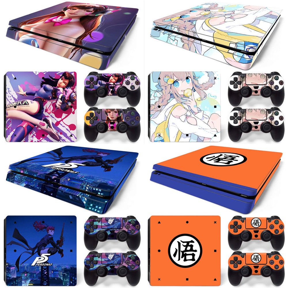 DIY Personal Film Compatible with PS4 Slim Sticker Thin Machine Anime ...