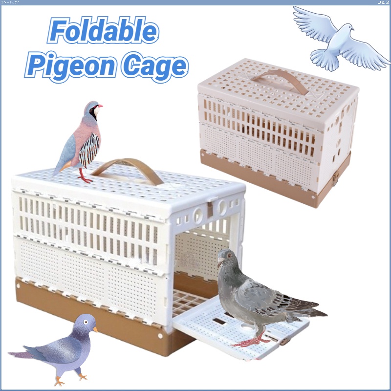 Bird Cage Foldable Transportation Pigeon Cage Training Flying Box Good ...