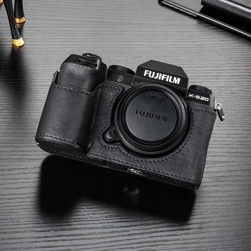 XS20 Camera Bag Handmade Genuine Leather Camera Case Half Body For ...