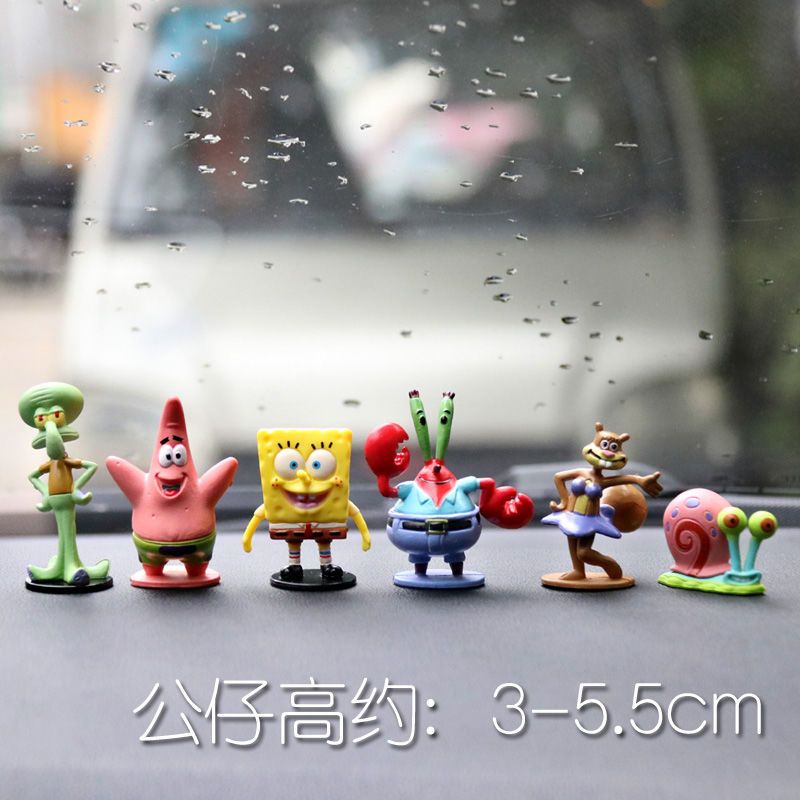 SpongeBob SquarePants Car Dashboard Ornament Cartoon Cute Car Interior ...