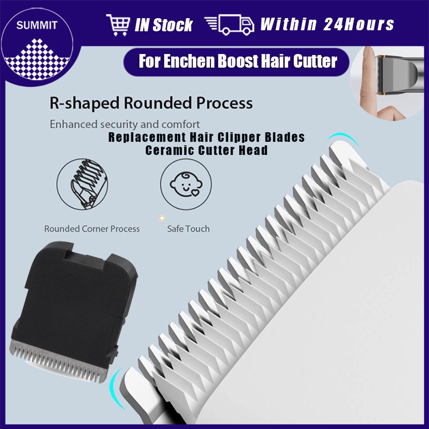 Boost Enchen Hair Clipper Blades Replacement Nano Ceramic Cutter Head ...