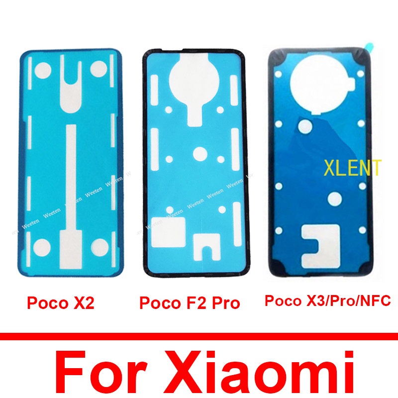 Rear Battery Housing Door Cover Adhesive Glue For Xiaomi Poco X2 X3 ...