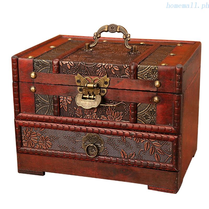 HO Jewelry Box Organizer Storage for Case with Mirror & Drawer Home ...