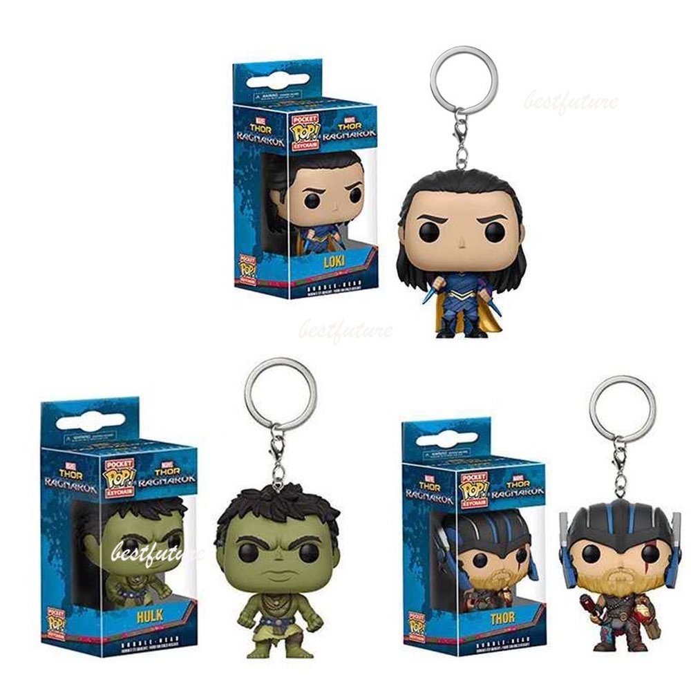 Funko Pop Keychain Marvel Avengers Star Wars Action Figure Thor Loki ...