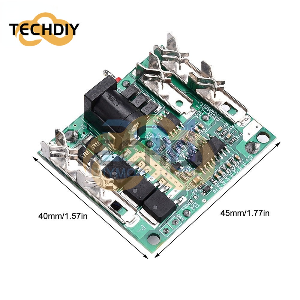 3MOS BMS 5S 20A 18650 Lithium Battery Charging Protection Board Circuit ...