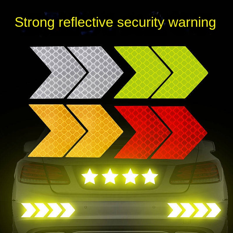 Reflective Sticker Car Motorcycle Electric Car Bicycle Warning Sign ...