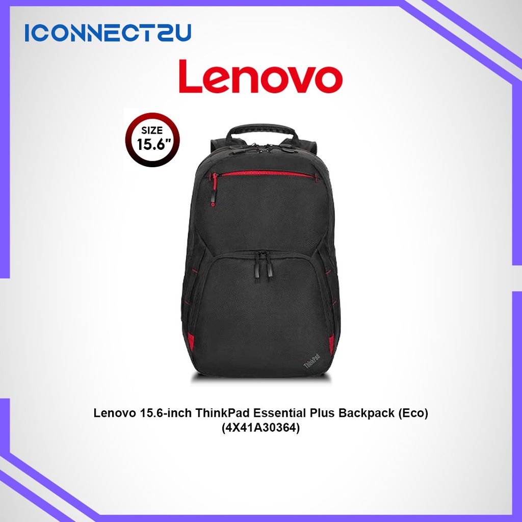 ThinkPad Essential Plus 15.6-inch Backpack (Eco) - 4X41A30364 | Shopee ...