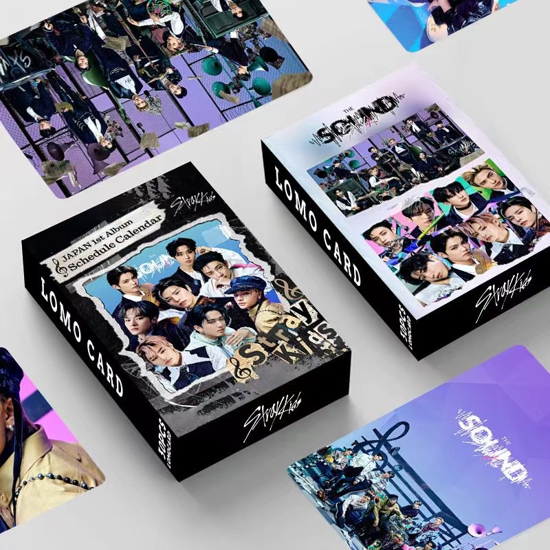30pcs/box STRAY KIDS MINI WORLD SKZ Photocards Album THE SOUND Lomo ...