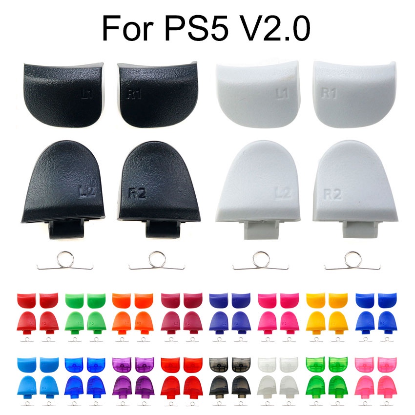 Multiple Colors for PS5 V2.0 Controller BDM-020 L2 R2 L1 R1 Trigger ...