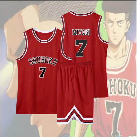 Anime Sakuragi Hanamichi Cosplay Slam Dunk Jersey Shohoku School ...