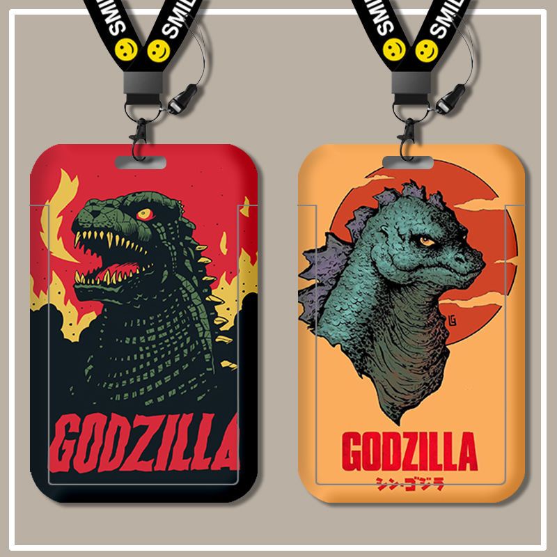 Godzilla Card Cover Students Children Campus Meal Card Bus Card ...